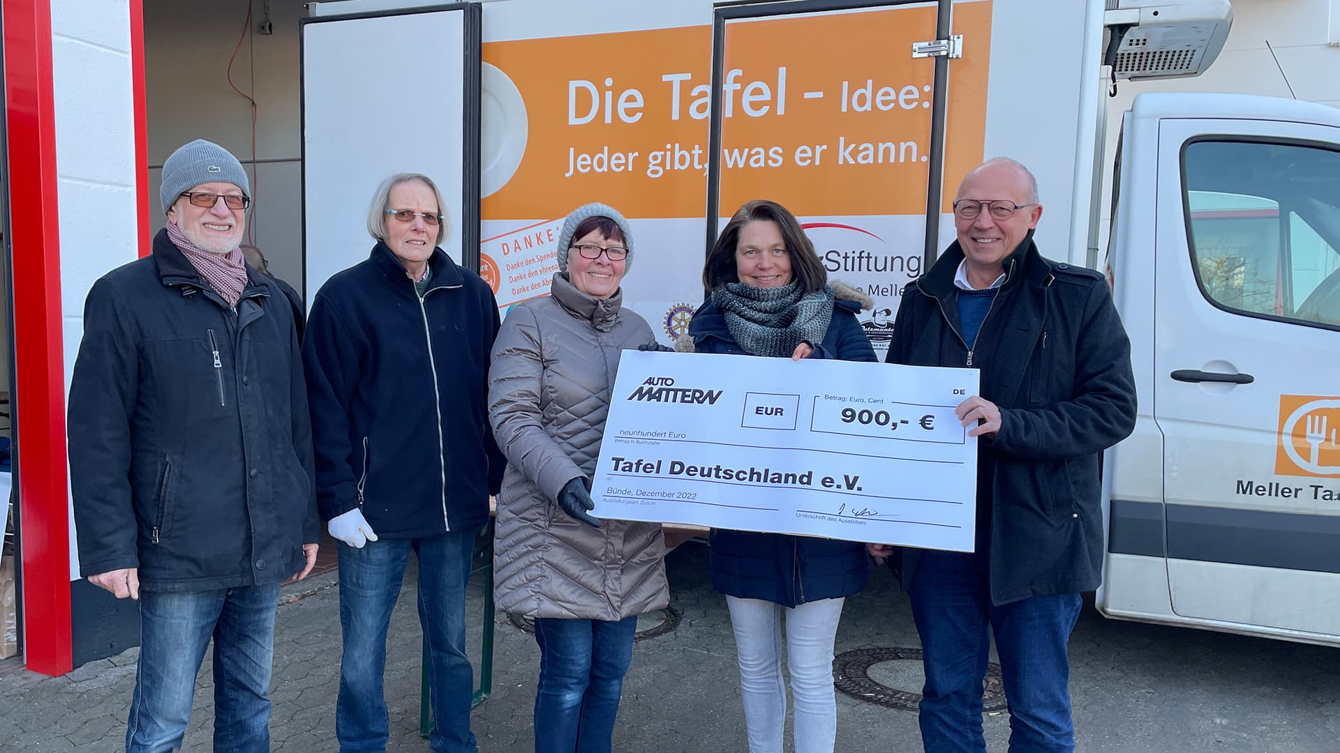 Auto Mattern spendet an die Tafel Deutschland - Auto Mattern